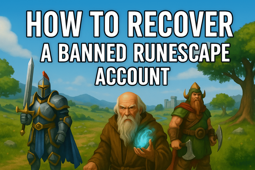 How to Recover a Banned RuneScape Account After Real World Trading (RWT ...